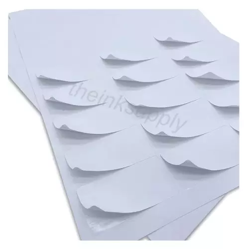 [15 sizes] Buy A4 Matt White Sticker Label for Inkjet Laser Printer