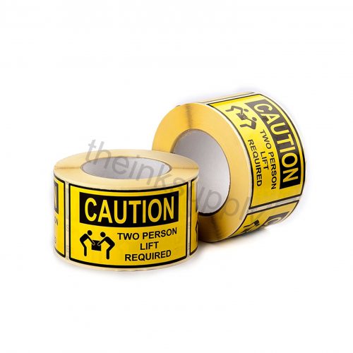 Buy HEAVY/ CAUTION Sticker Label for Packaging