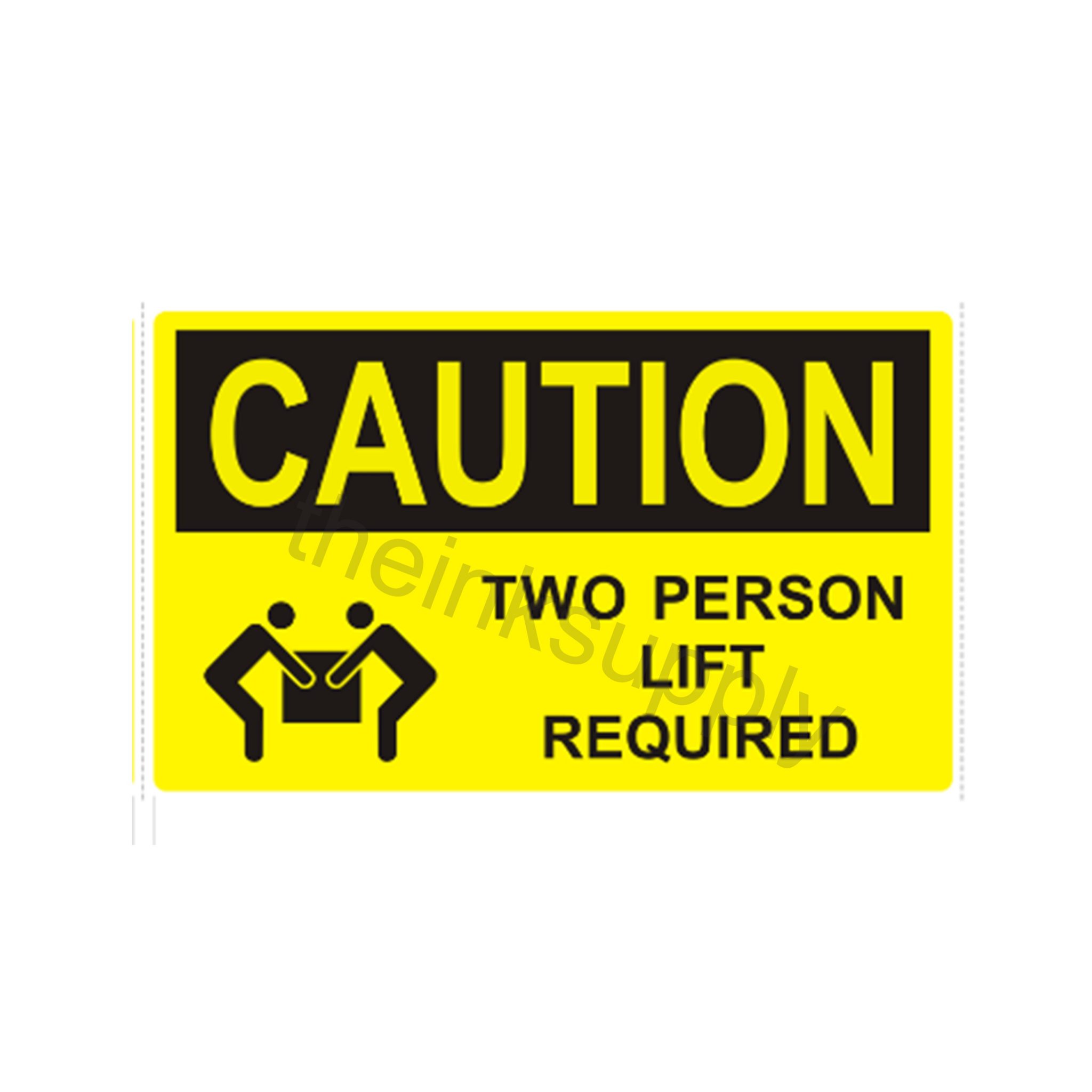 Buy HEAVY/ CAUTION Sticker Label for Packaging