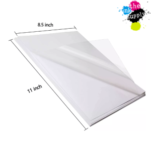 Buy A4 Semi-Clear Transparent Sticker Label Sheets for Inkjet Printer